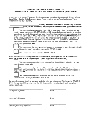 Fillable Online inghro idaho IDAHO MILITARY DIVISION STATE EMPLOYEE ...