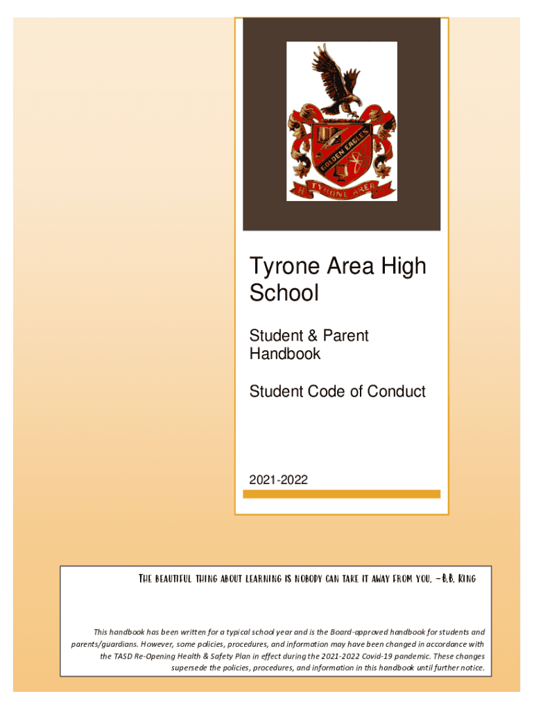 Fillable Online Tyrone Area High School / Homepage Fax Email Print - pdfFiller