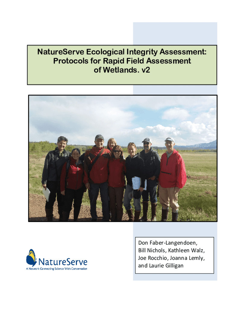 Fillable Online www.natureserve.orgsitesdefaultNatureServe Ecological ...