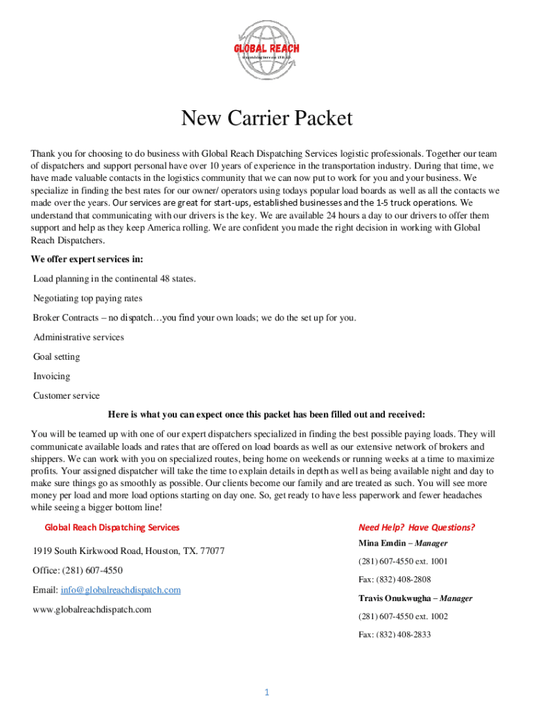 Fillable Online New Employee Welcome Packet Thank You - PayTech Fax ...