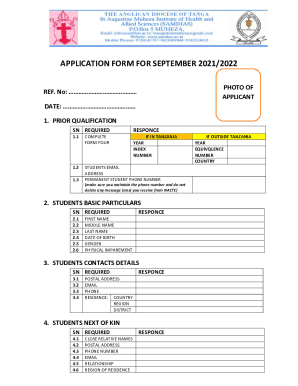 Fillable Online PHASE 1 Admission Application Form and Data Privacy ...
