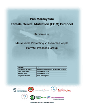 Fillable Online Pan Merseyside Female Genital Mutilation (FGM) Protocol ...