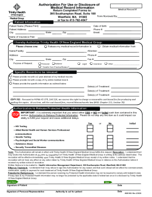 Fillable Online COP AUTHORIZATION FOR USE OR DISCLOSURE OF HEALTH ...