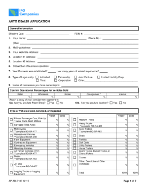 Fillable Online www.pdffiller.com266698675-Auto-DealerFillable Online ...