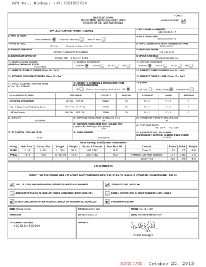 Fillable Online API Well Number - Unique Well IdentifierUnique ...