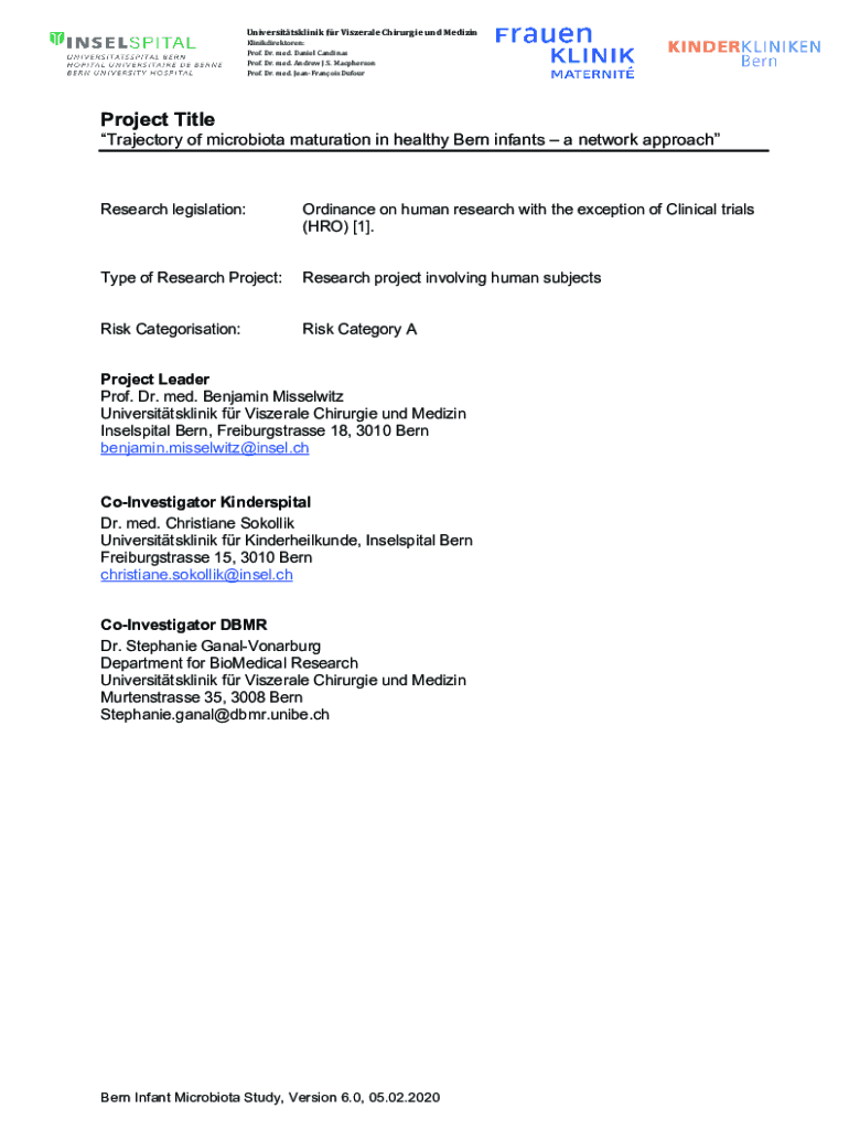 Fillable Online Prof. Dr. med. Daniel Candinas (Surgeon) in 3010 Bern ...