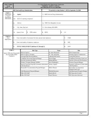 Fillable Online EEOC FORM 715-02 PART A - D US Equal Employment ...