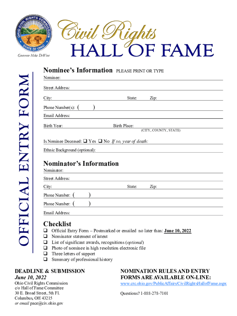 Fillable Online crc ohio Ohio Governor Mike DeWine's First Year in ...