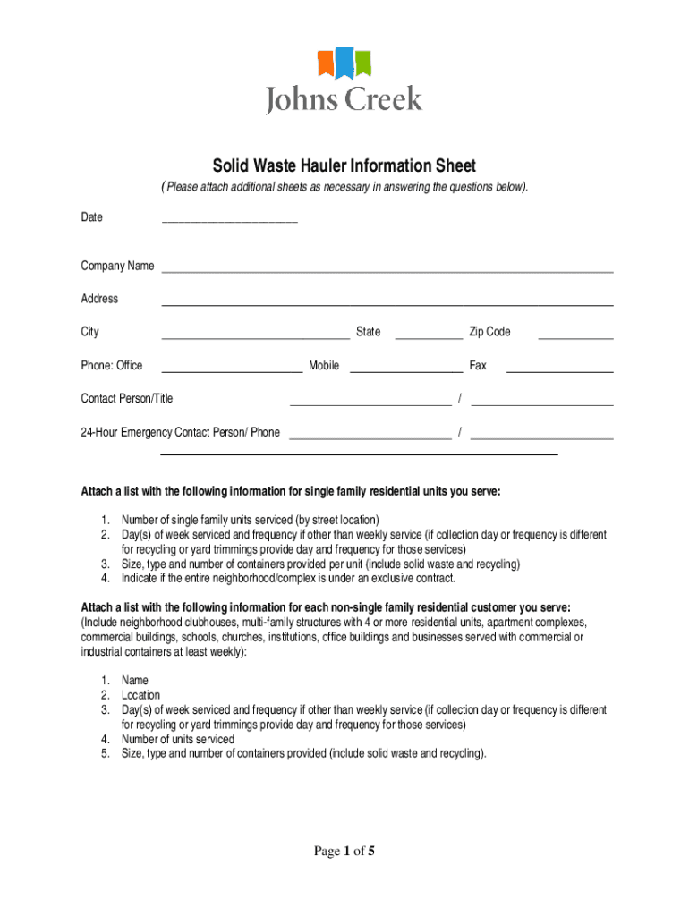 Fillable Online www.nbtexas.orgDocumentCenterViewCommercial Solid Waste ...