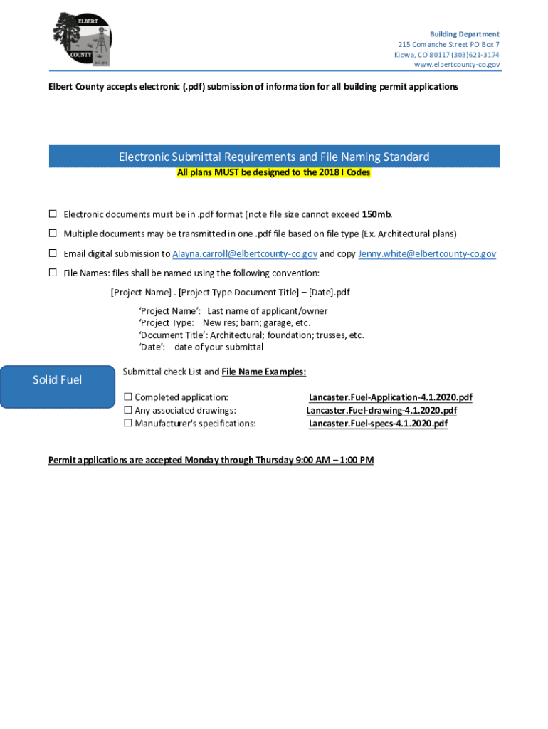 Fillable Online Electronic Submittal Requirements and File Naming Standard Solid ... Fax Email ...