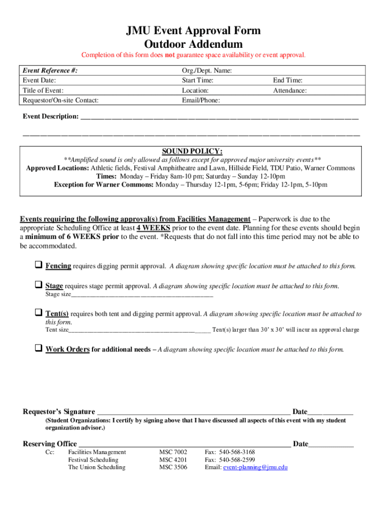 Fillable Online www.pdffiller.com76738164--Outdoor-EventFillable Online ...