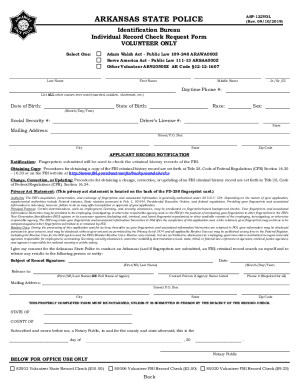 Fillable Online ARKANSAS STATE ASP-122 Fax Email Print - pdfFiller