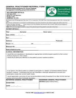 Fillable Online Fillable Online DAA Paper (hard copy) Referral Form ...