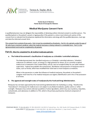 Fillable Online AIM-Dr-Terese-Taylor-Smokable-Medical-Marijuana-Consent ...