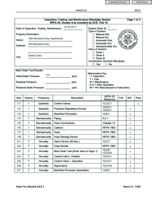 Fillable Online Nfpa 25 Inspection Forms - 212.71.237.158 Fax Email ...