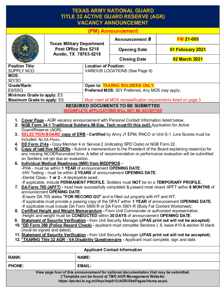 Fillable Online tmd.texas.gov tmd-jobsTMD Jobs - Texas Military ...