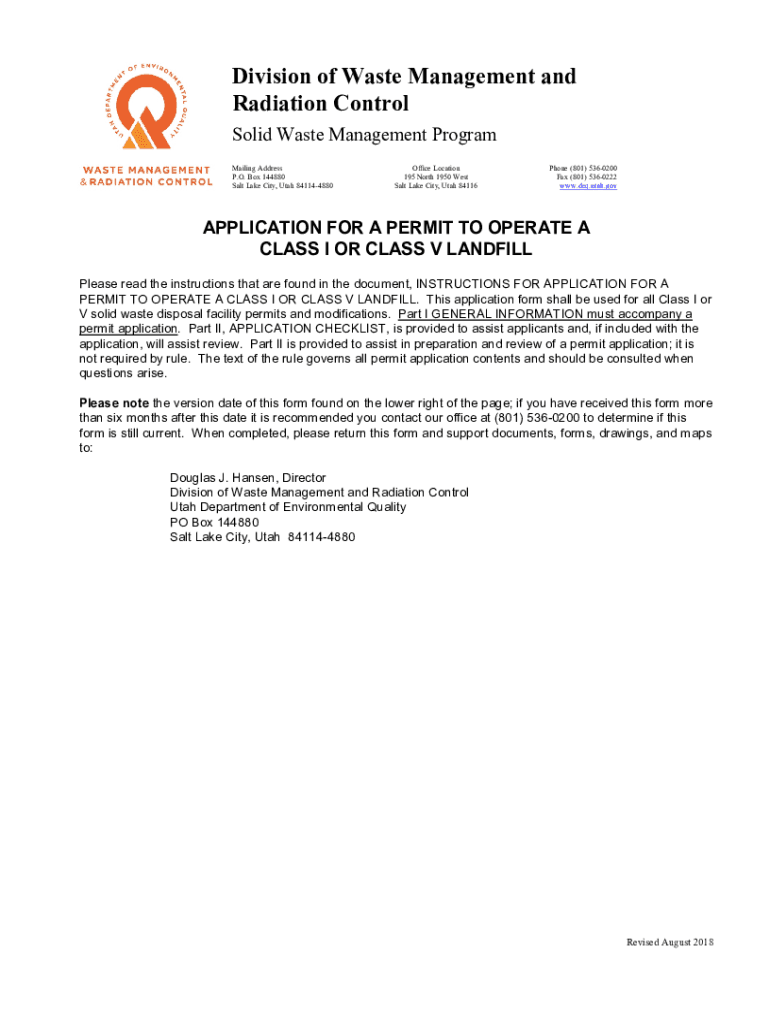 Fillable Online www.deq.ok.govwaste-managementWaste Management ...