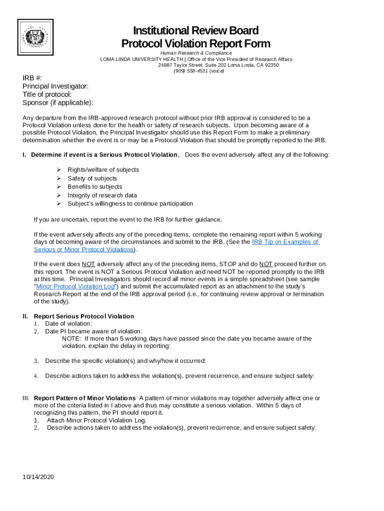 med-prod.med.wmich.edunode397Research Compliance Violation Report WMed - researchaffairs llu Doc ...