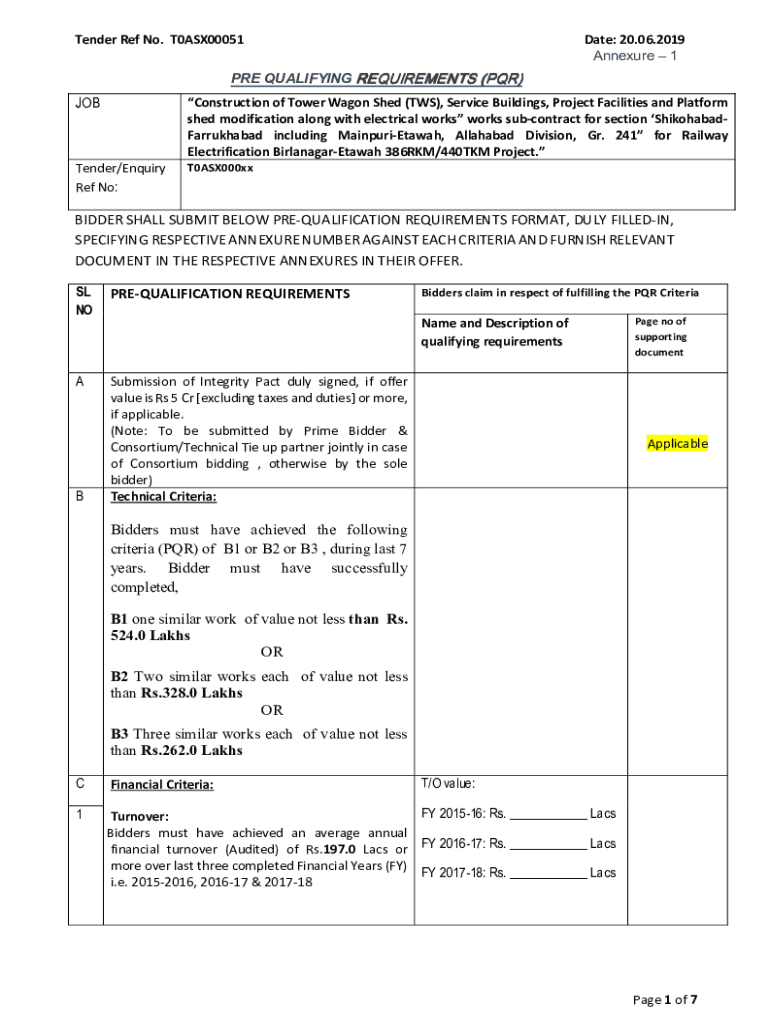 Fillable Online Annexure-I to V.docx Fax Email Print - pdfFiller