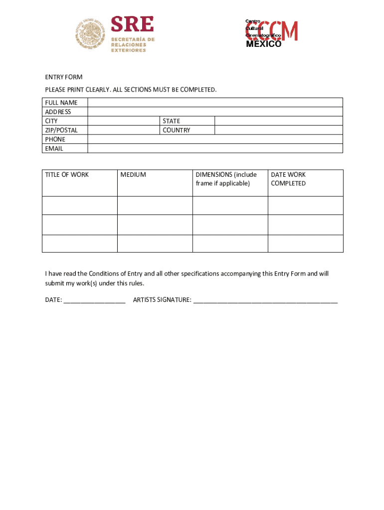 Fillable Online PLEASE PRINT (MUST BE COMPLETED IN FULL) NAME Sample ...