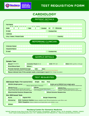 Fillable Online Blood Test.pdf - Test Requisition Form Patient ...