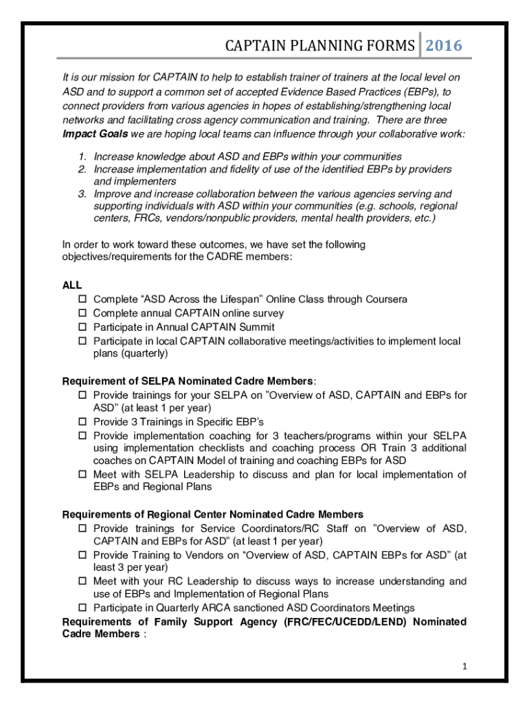 Fillable Online www.captain.ca.govdocumentshandoutsCAPTAIN PLANNING ...