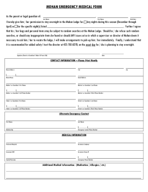 Fillable Online d2y1pz2y630308.cloudfront.net2327documentsPARENT /GUARDIAN CONSENT AND EMERGENCY ...