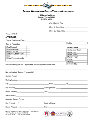 Fillable Online Austin.com A Visit to the George Washington Carver Musuem ... Fax Email Print ...