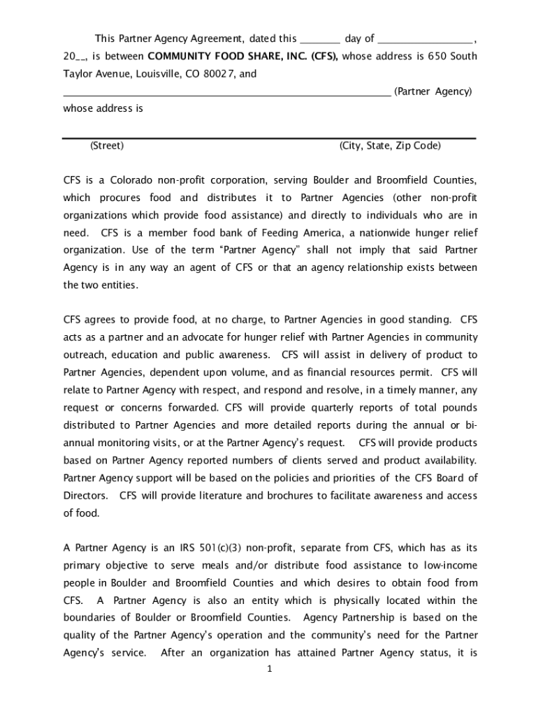 Fillable Online PARTNER AGENCY AGREEMENT Sample ClausesLaw Insider Fax Email Print - pdfFiller