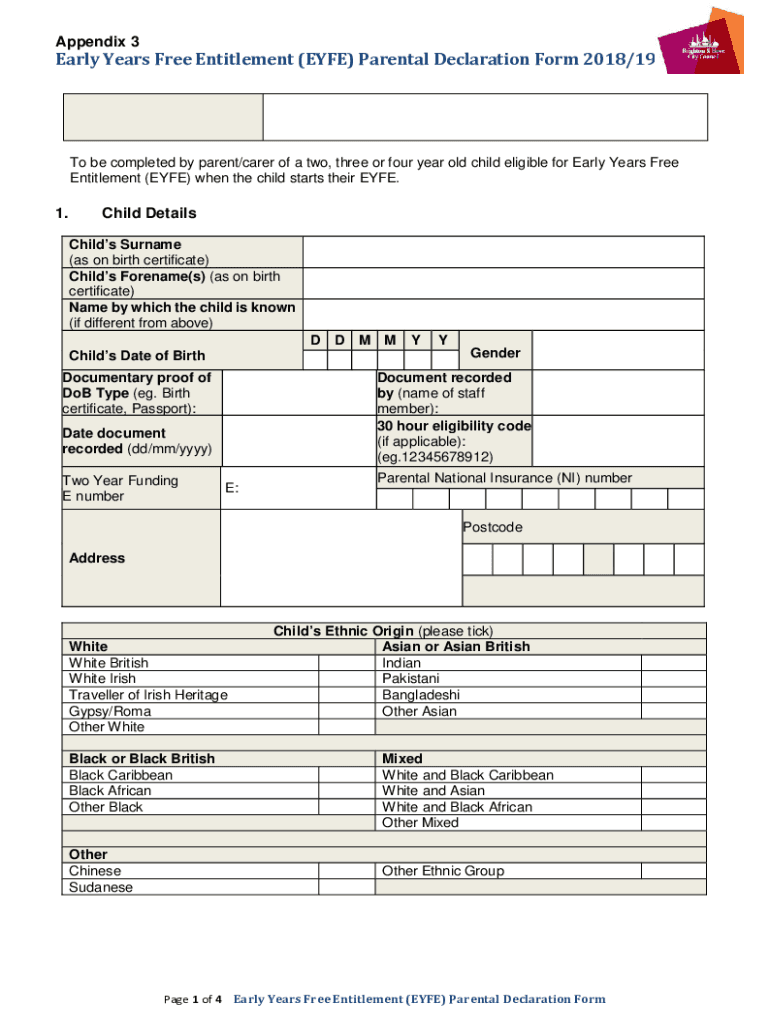 Fillable Online ww3.brighton-hove.gov.uksitesbrighton-hoveEarly Years ...