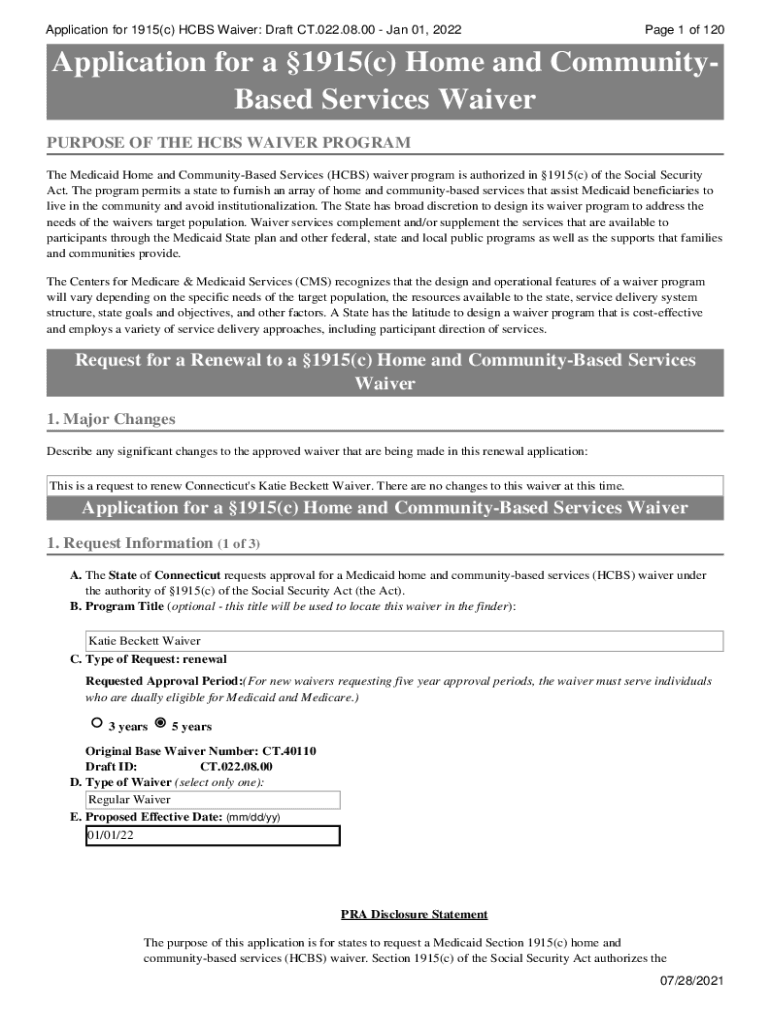 Fillable Online Application for 1915(c) HCBS Waiver: CA.0139.R05.02 ...