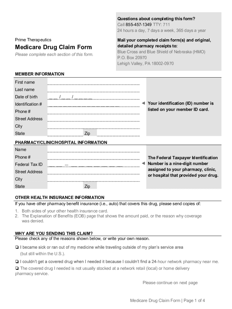 Fillable Online Paper Claim Form.pdf Fax Email Print - pdfFiller