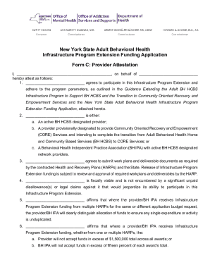Fillable Online omh ny Infrastructure Application Form A - Agency ...