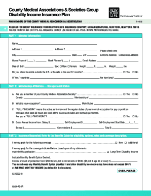 Fillable Online www.thehartford.comgroup-disability-insuranceGroup ...