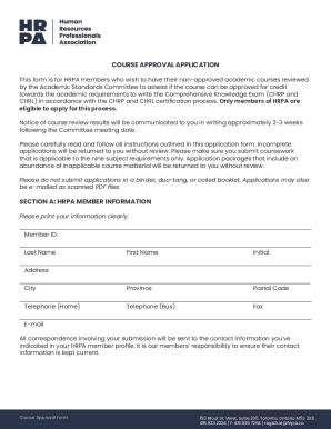 Fillable Online Course-Approval-Application Fax Email Print - pdfFiller