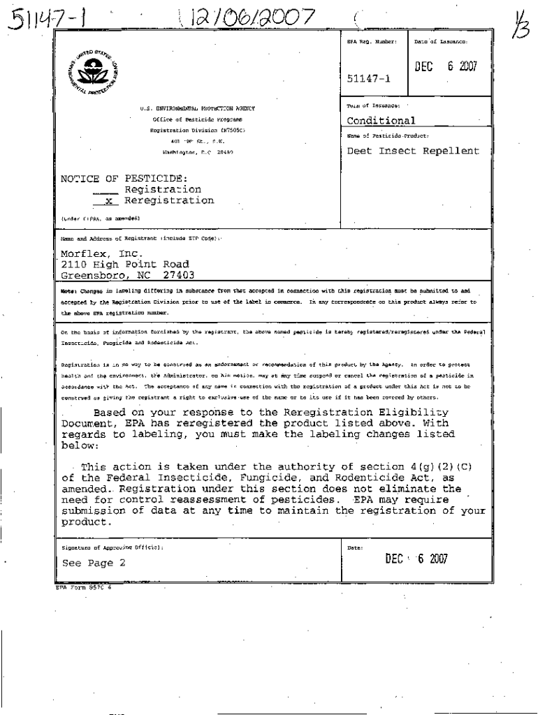 Fillable Online Registration of Enlist One and Enlist DuoUS EPA Fax ...