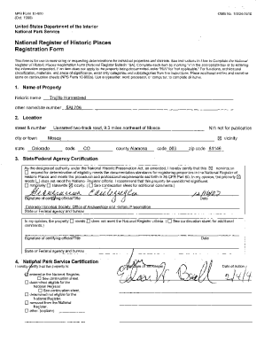 Fillable Online www.npshistory.com publications grsaNPS Form 10-900 ...