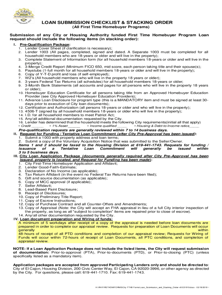 Fillable Online First-Time Homebuyers Checklist - Total Mortgage Services Fax Email Print ...