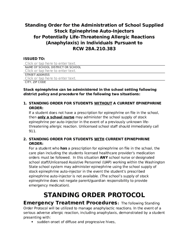 app.leg.wa.govRCWdefaultRCW 28A.210.383.: Epinephrine autoinjectors ...