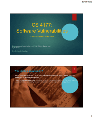 Fillable Online CS 4177: Software Vulnerabilities - UTEP Computer Science Fax Email Print ...