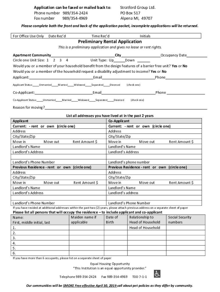 Fillable Online Of this section of the application form can be faxed ...