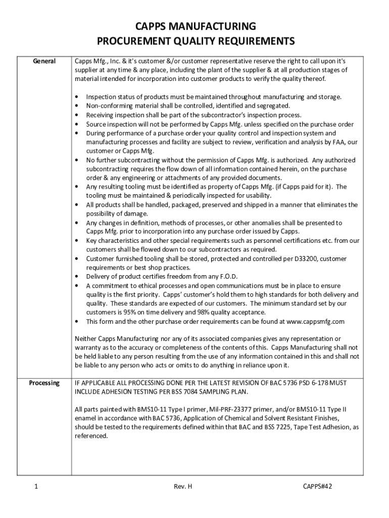 Fillable Online CAPPS FORM No42 PO Qual Req-RevH.docx Fax Email Print - pdfFiller
