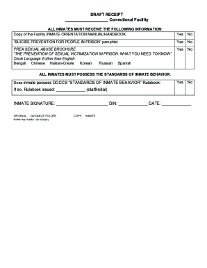 Fillable Online doccs ny www.bop.govinmatescustodyandcareBOP: Entering ...