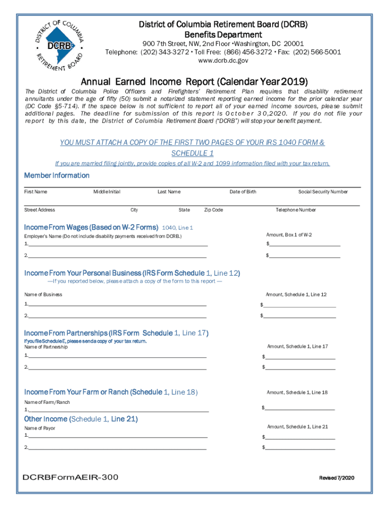 Fillable Online dcrb dc dc.govsitesdefaultDistrict of Columbia ...