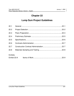 Fillable Online Introduction Plans Preparation Manual, Volume I Fax ...