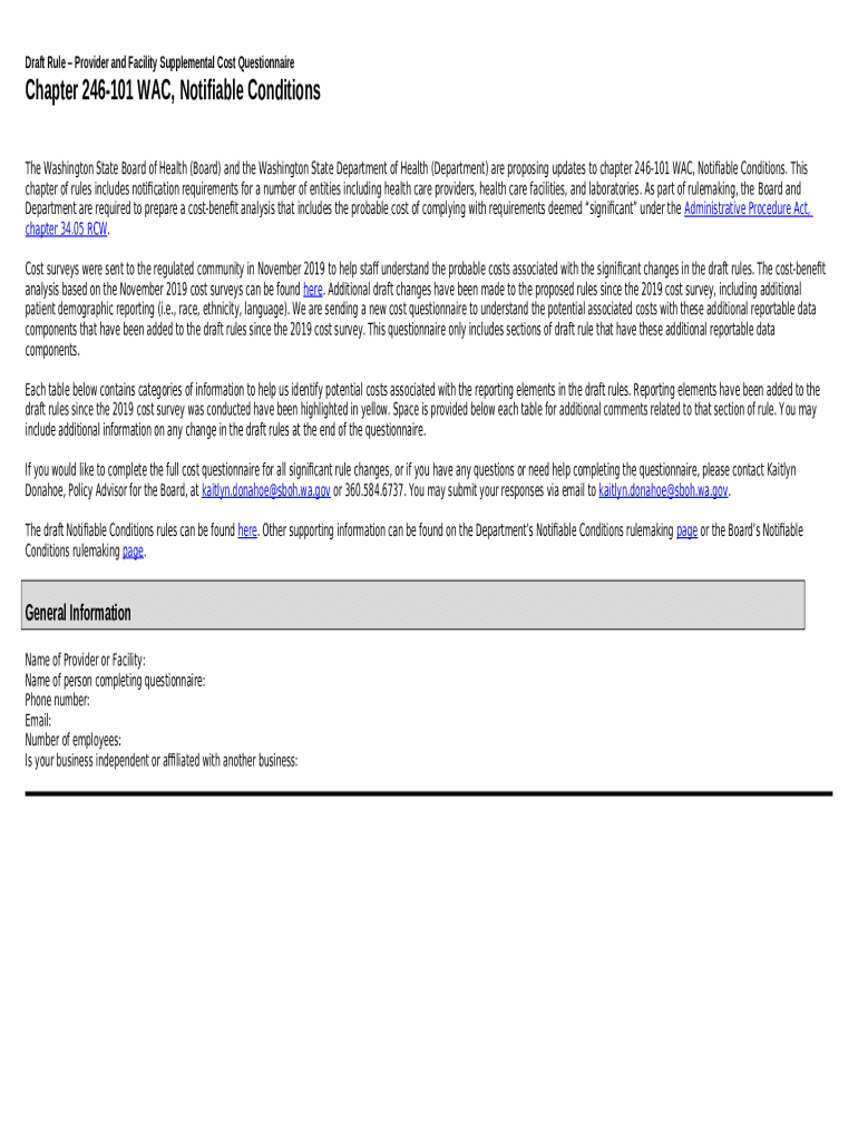 Small Business Economic Impact Statement Doc Template | pdfFiller