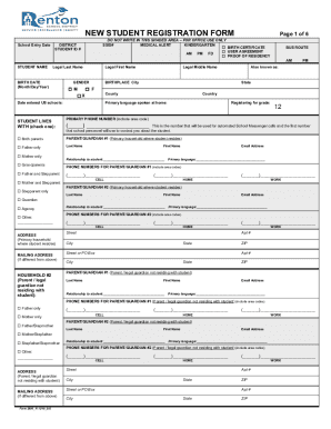 Fillable Online fill.ioNew-Student-Registration-FormFill - Free ...