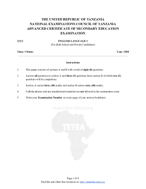Fillable Online Maktaba Tetea - Fill and Sign Printable Template Online ...