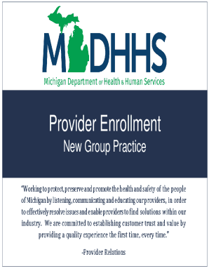 Fillable Online New Provider Enrollment Instructions - MichiganProvider ...