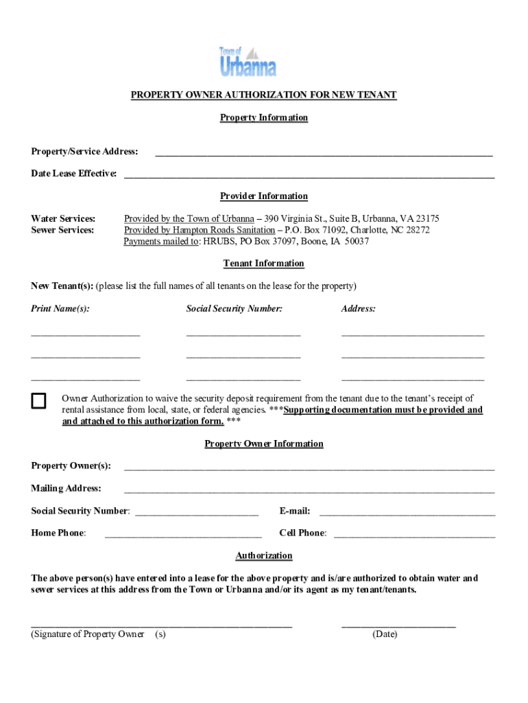 Fillable Online Add A Tenant To Existing Lease Agreement (Landlord How ...